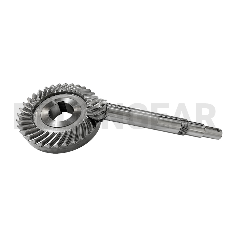 China 18CrNiMo7 6 ground spiral bevel gear set factory and ...